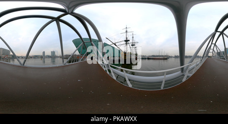 360° view of Amsterdam Central Station - Alamy