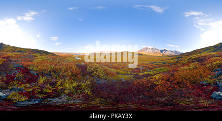 360° view of Fall colors on the Hula Hula River (080823 1738 - Alamy