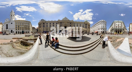 360° view of July 5 2008 Vienna Cityscape A - Alamy