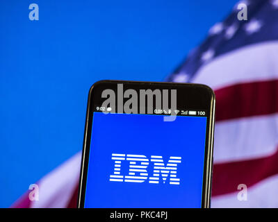 Kiev, Ukraine. 12th Sep, 2018. Metropolitan Life Insurance Company logo ...