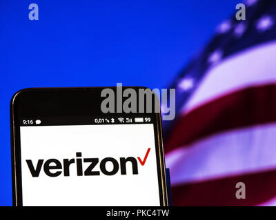 Kiev, Ukraine. 12th Sep, 2018. Metropolitan Life Insurance Company logo ...