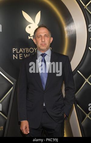 September 12, 2018 Ben Kohn CEO Playboy Enterprises attend Playboy Club ...