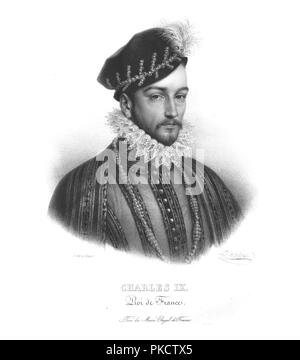 Portrait of Charles IX King Roi of France 1550-74 by Clouet Stock Photo: 51538343 - Alamy