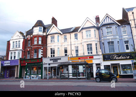 Devonshire Road shopping street, Bexhill-on-sea, United Kingdom Stock ...