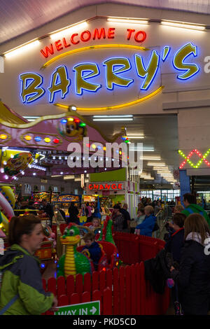 Barry's Amusements in Portrush, Northern Ireland, which has been put up ...