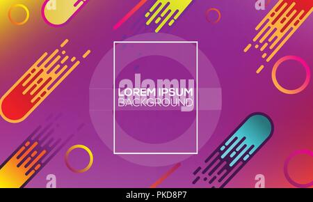 Comets have united and fly to conquer outer space. Abstract background ...