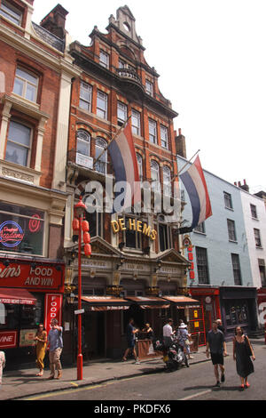 De Hems, a Dutch pub and bar in Macclesfield Street, Soho, London Stock ...