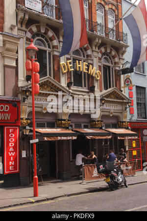 De Hems, a Dutch pub and bar in Macclesfield Street, Soho, London Stock ...