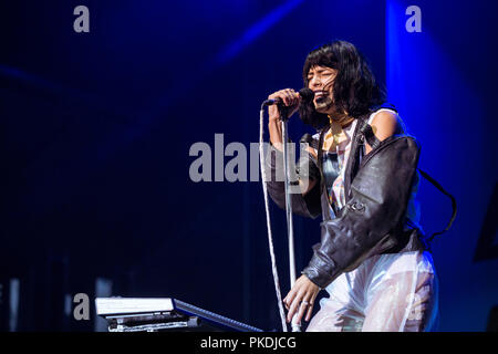 Canadian band Dear Rouge performing at Skookum Music Festival in ...