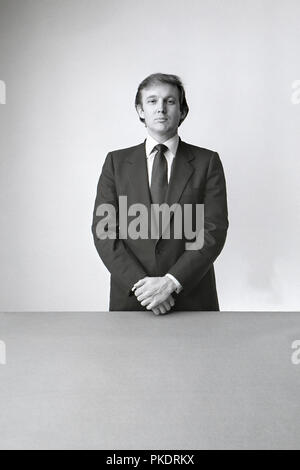 DONALD TRUMP US businessman and politician aged 18 at the New York ...