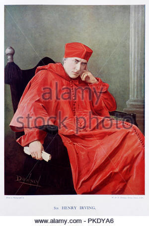 IRVING: Henry Irving (1838-1905) English actor-manager;first actor to ...