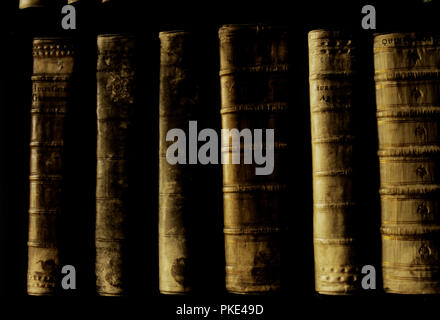 Inside the historic library of the Norbertines Abbey "Onze-Lieve-Vrouw ...