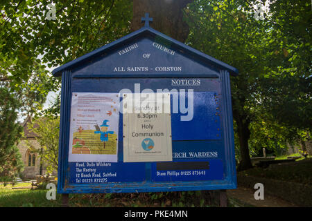 All Saints Church, Corston, Bath Stock Photo - Alamy