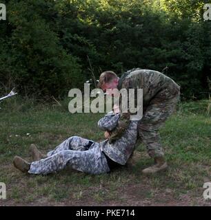 Spc. To, a U.S. Army air defender of the 13th Missile Defense Battery ...