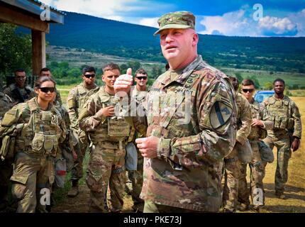 U.S. Army Col. Wilson Rutherford, commander of 1st Armored Brigade ...