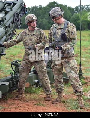 U.S Army Lt. Col. Lucas Lanczy, commander, 107th Engineer Company ...