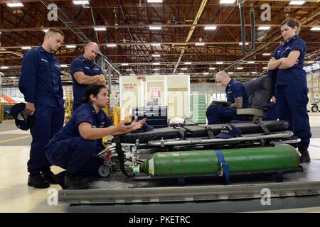 Coast Guard health services technicians assigned to Base Alameda ...