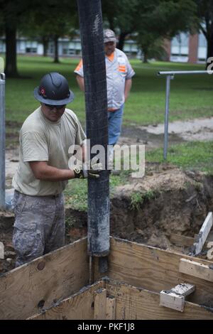 Members of the 124th Civil Engineer Squadron conduct heavy equipment ...