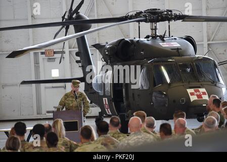 Colonel Dwayne Wilson addresses the Soldiers of the Geogia Army ...