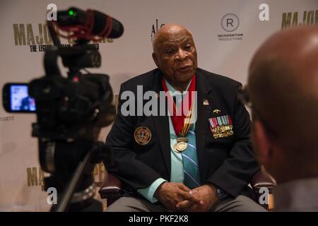 Retired U.S. Marine Corps Maj. James Capers speaks to the 24th Marine ...
