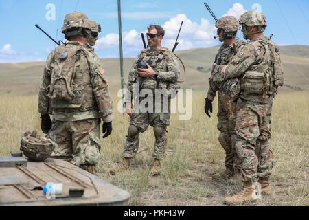 Lt. Col. Andrew Gallo, commander, 3rd Squadron, 2d Cavalry Regiment ...