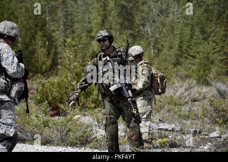 Soldiers of the 1st Battalion, 296th Infantry Regiment, Puerto Rico ...