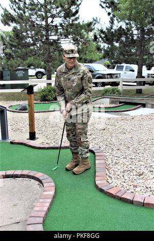 Fort McCoy Deputy Commander Lt. Col. Chad Maynard responds to a ...