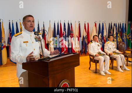 Guest speaker, U.S. Navy Rear Adm. Heidi Berg, director of intelligence ...