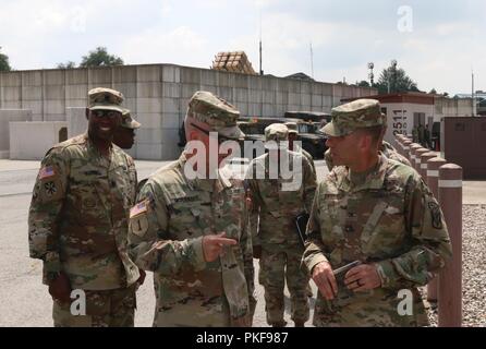 Brigadier Gen. Michael T. Morrissey and Command Sgt. Maj. Eric R ...