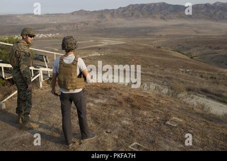 U.S. Marine Corps Capt. Paul Arellano, unmanned aerial systems officer ...