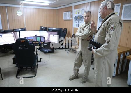 US Navy Gen. Franks visits aboard USS Hopper Stock Photo - Alamy