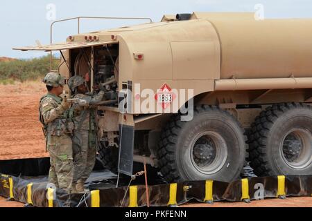 Soldiers with the 230th Brigade Support Battalion, 30th Armored Stock ...