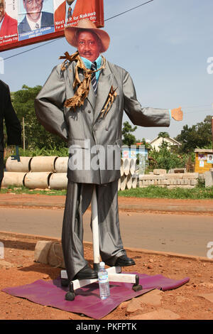 Presidential election campaign posters, Kampala, Uganda Stock Photo - Alamy