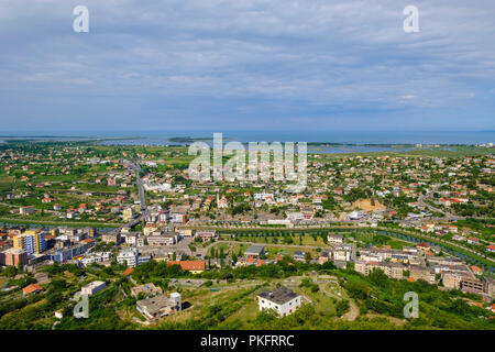 Albania, Lezhe, View from Lezhe Castle Stock Photo - Alamy