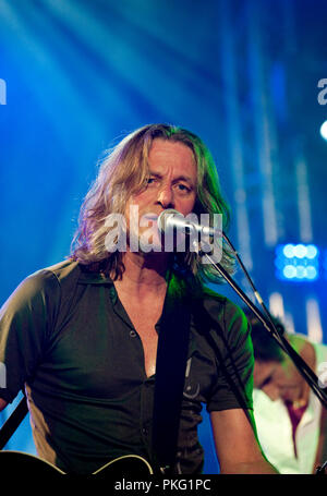 Belgian rock band The Scabs at the Radio 1 Sessies (Belgium, 12/10/2010 ...