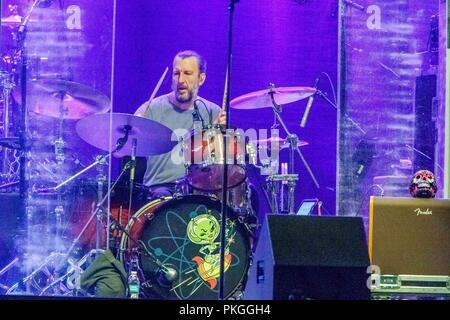 Drummer for Gin Blossoms Stock Photo - Alamy