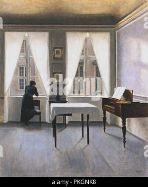 Hammershoi Vilhelm - Interior Strandgade 30 3 Stock Photo - Alamy