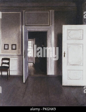 Hammershoi Vilhelm - Interior Strandgade 30 2 Stock Photo - Alamy