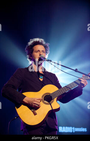 Concert of the Belgian singer Tom Pintens in the Amerikaans Theater ...