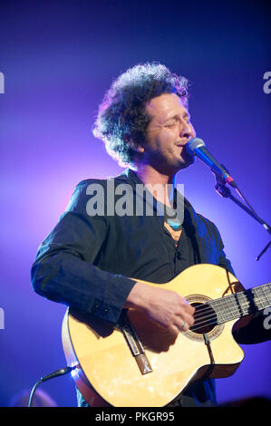 Concert of the Belgian singer Tom Pintens in the Amerikaans Theater ...