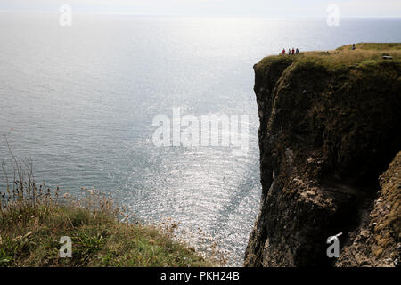 Cliff view at Crawton Bay, Scotland, Highlands, United Kingdom Stock ...