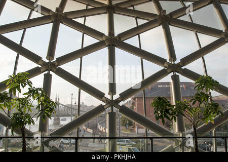 Triangular Steel Structure Glass Ceiling Skylight Roof Stock Photo - Alamy
