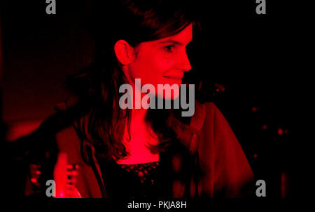 Belgian actress Laura Verlinden performing with her band Wolf in the ...