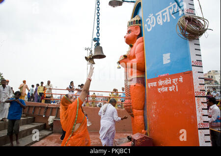 Statue of hanuman ji at Panchavati ram kund in nashik maharashtra India ...
