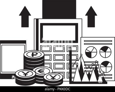 international finances and economy icons Stock Vector Image & Art - Alamy