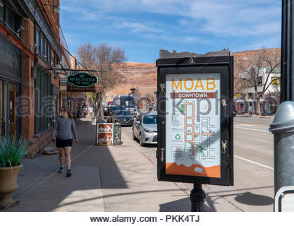 Main Street in downtown Moab, Utah, USA Stock Photo - Alamy