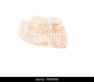 specimen of pink Dolomite rock isolated on white Stock Photo - Alamy