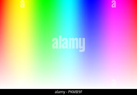 Color picker rainbow gradient selector hue spectrum chart guide. Design ...