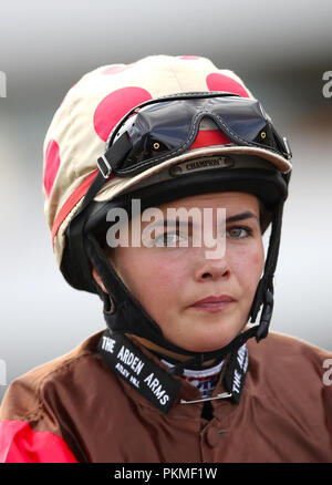 Jockey Megan Nicholls Stock Photo - Alamy