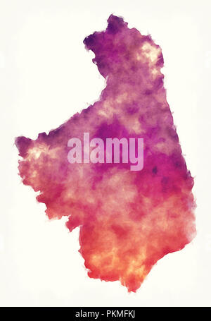 Map of Podlaskie in Poland Stock Photo - Alamy